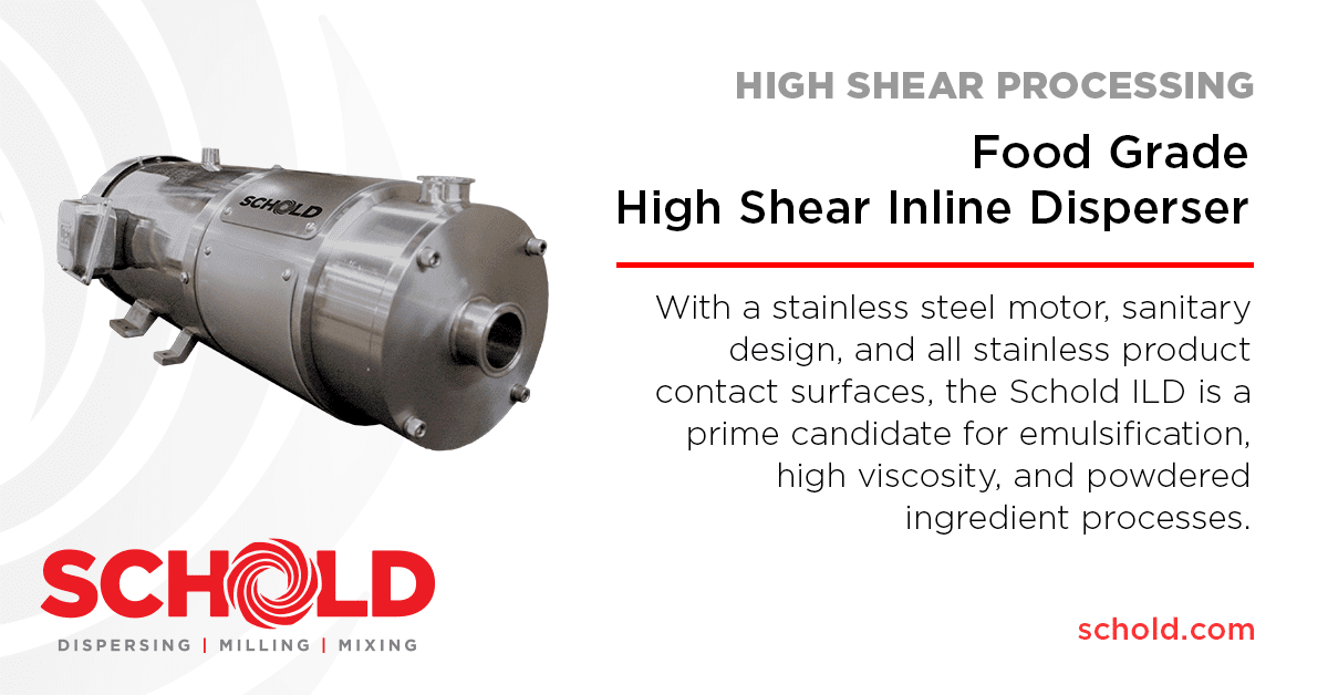 Schold ILD Inline Disperser Finds Greater Purpose Facing Pandemic ...